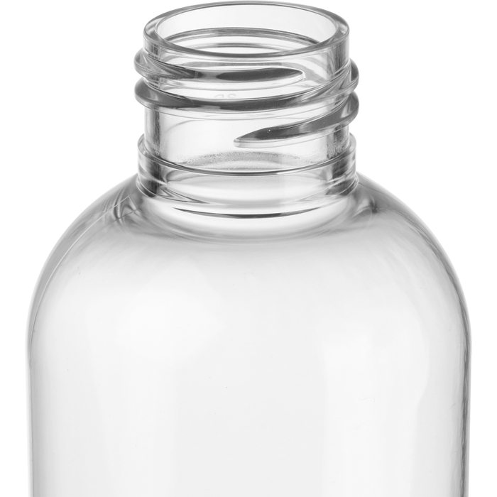 8oz(240ml) Clear PET Plastic Bullet Cosmo Round Bottle 24mm 24-410 ...